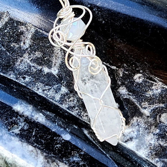 Hand Crafted | Jewelry | Crystal Necklace Quartz Necklace Quartz ...